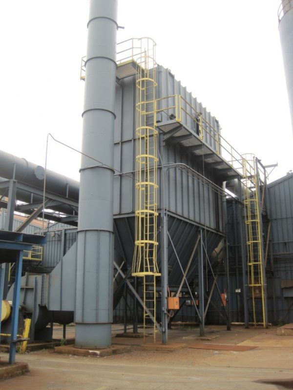 SOLD - Entech EP-10-544-D6 (50,000 CFM) Used Pulse Jet Baghouse Dust ...