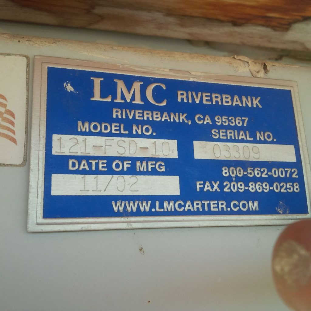 LMC 121FSD-10 (10,000 CFM) BAGHOUSE USED DUST COLLECTOR